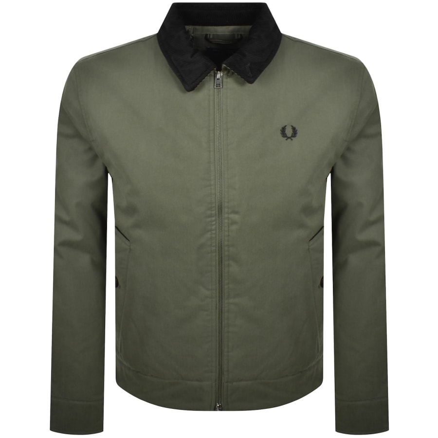 Fred Perry Caban Jacket Green | Mainline Menswear